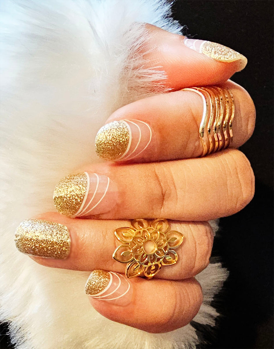Goddess French - Gaia Signature Nail Wrap – Wrapcity Nails