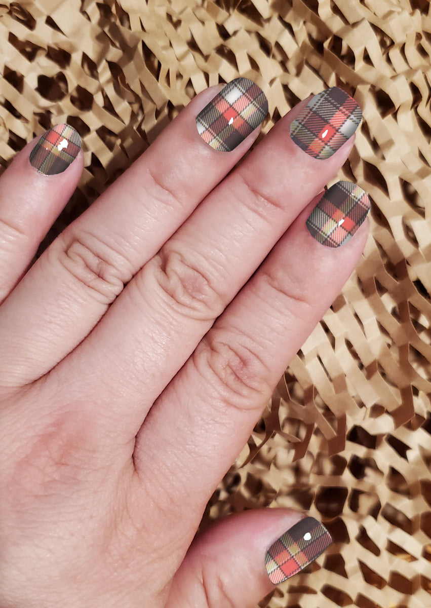 Flannel Fun Nail Wrap – Wrapcity Nails