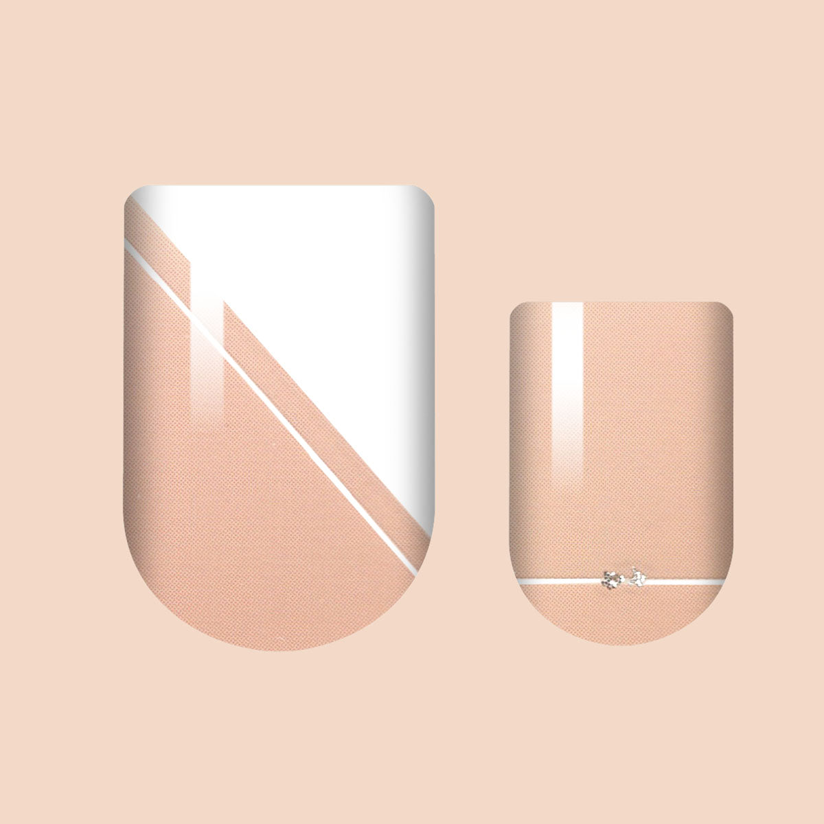 French Angles Nail Wrap – Wrapcity Nails