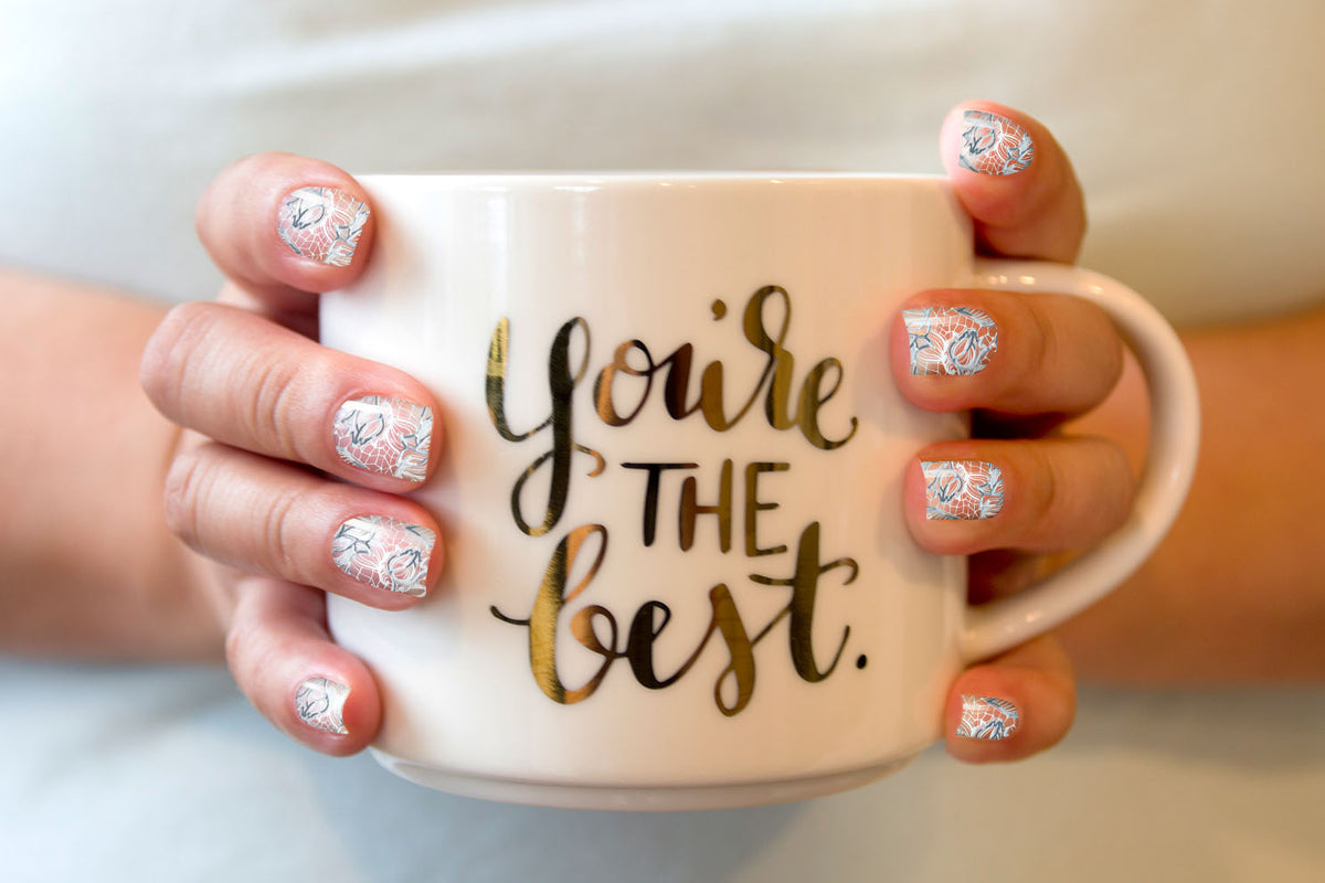Silver Lining Deluxe Nail Wrap – Wrapcity Nails